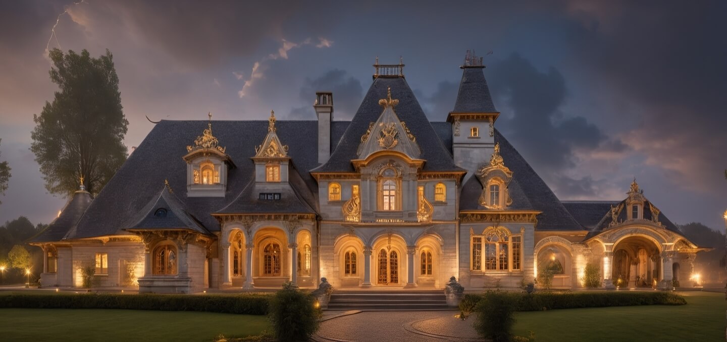 Castle Luxury house plans, manors, chateaux and palaces in European ...